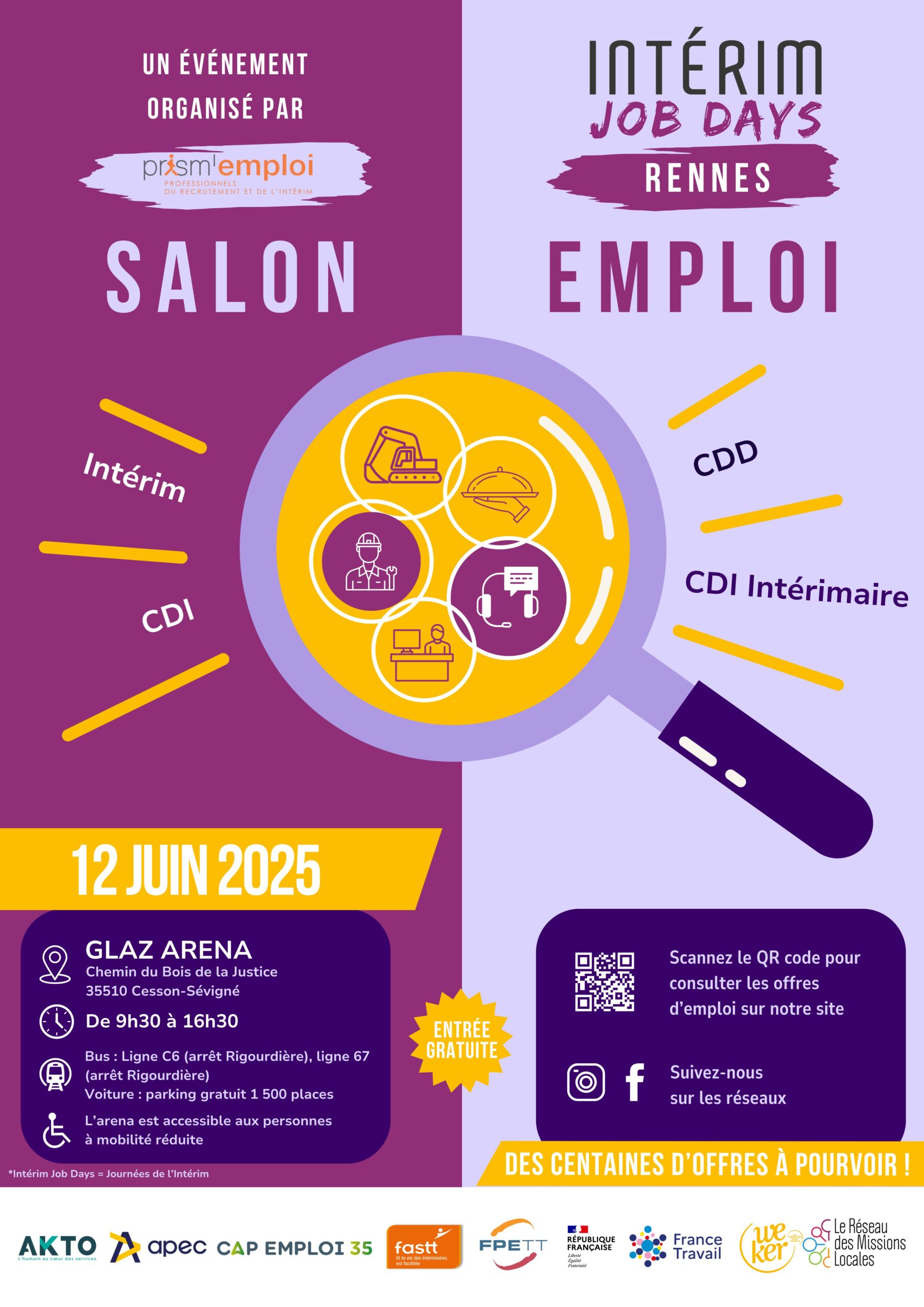 Intérim Job Days | Glaz Arena